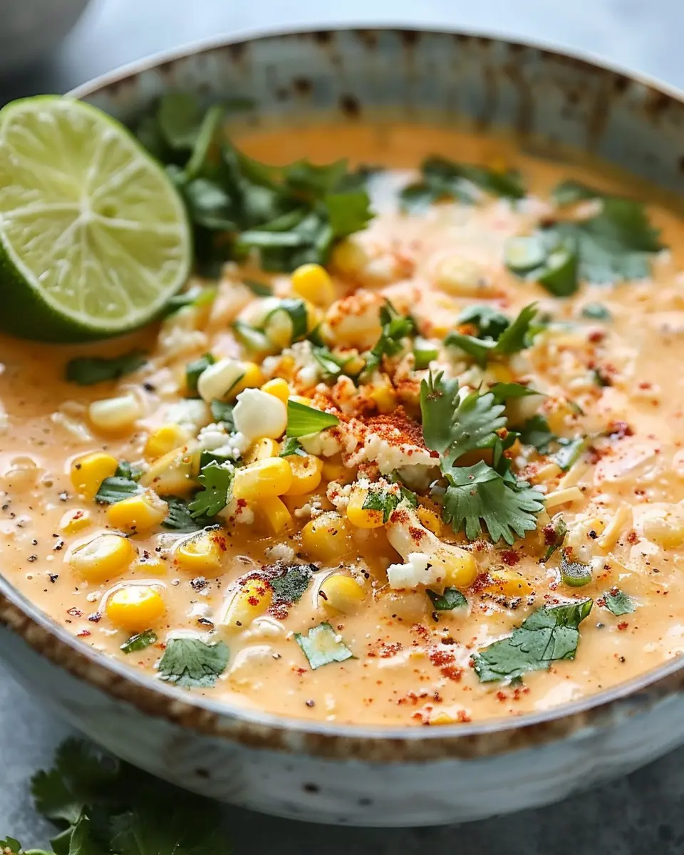 Mexican Street Corn Soup