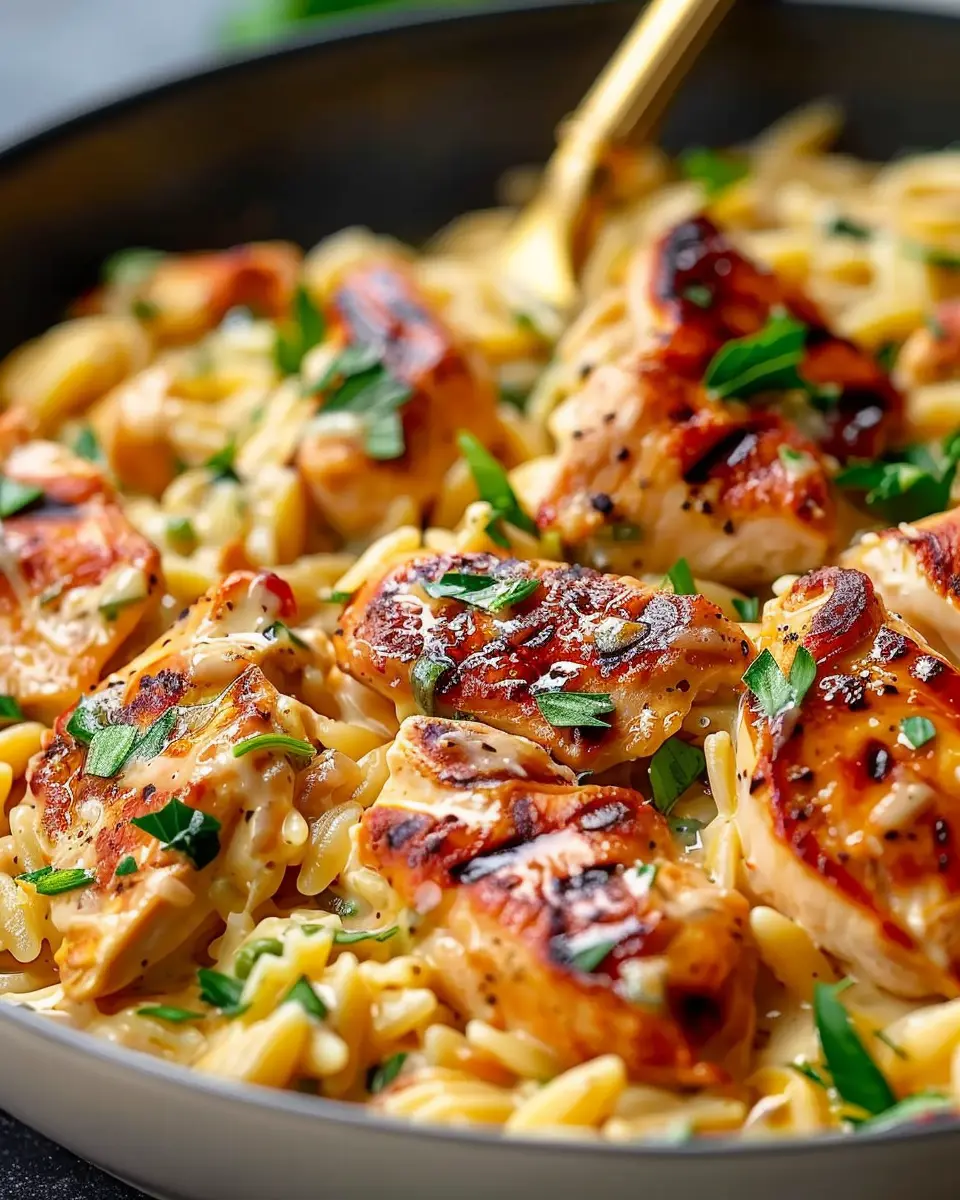 best one pot cajun chicken alfredo orzo