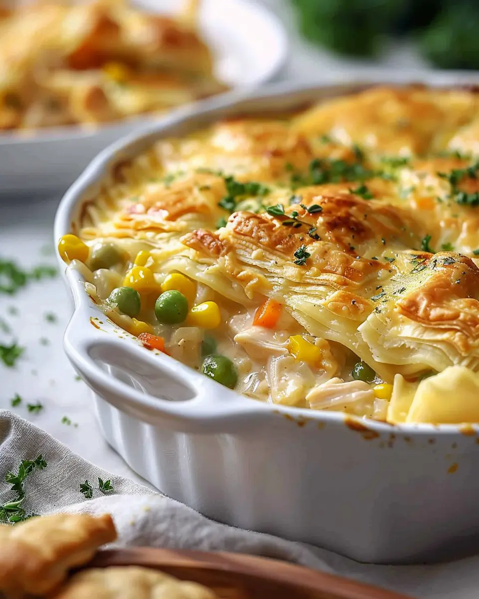 Mouthwatering Chicken Pot Pie Casserole