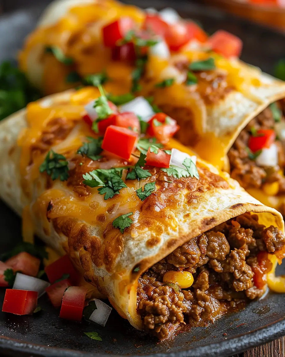 beef and cheese chimichangas recipe