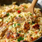 best one pot cajun chicken alfredo orzo