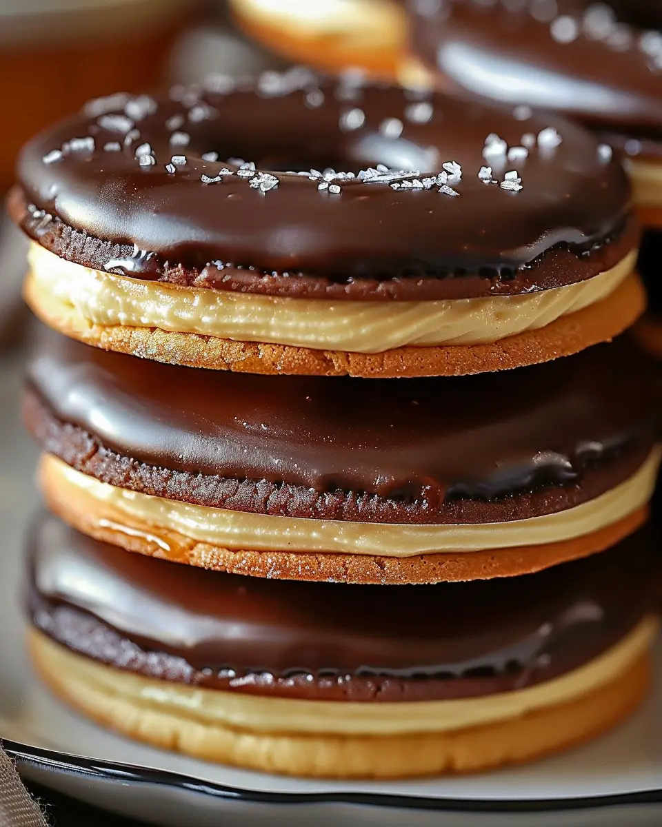 Boston Cream Pie Cookies