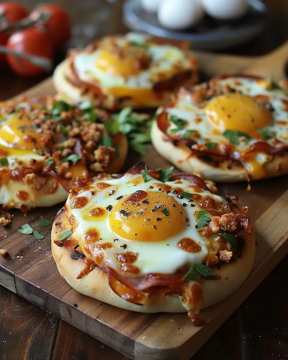 English Muffin Breakfast Pizza